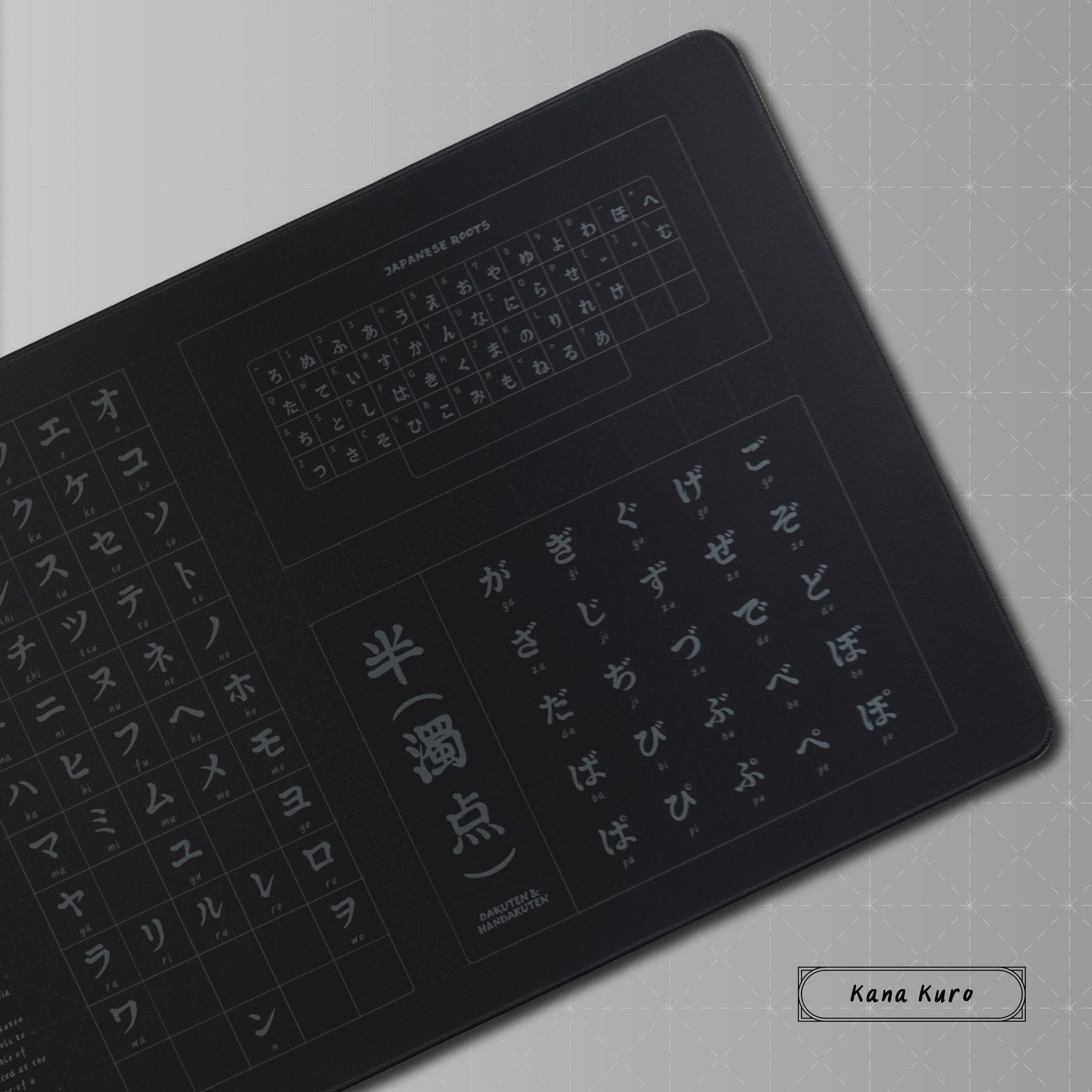 Tenjin Scrollworks - KANA Deskmat – Tenjin Style & Scrollworks