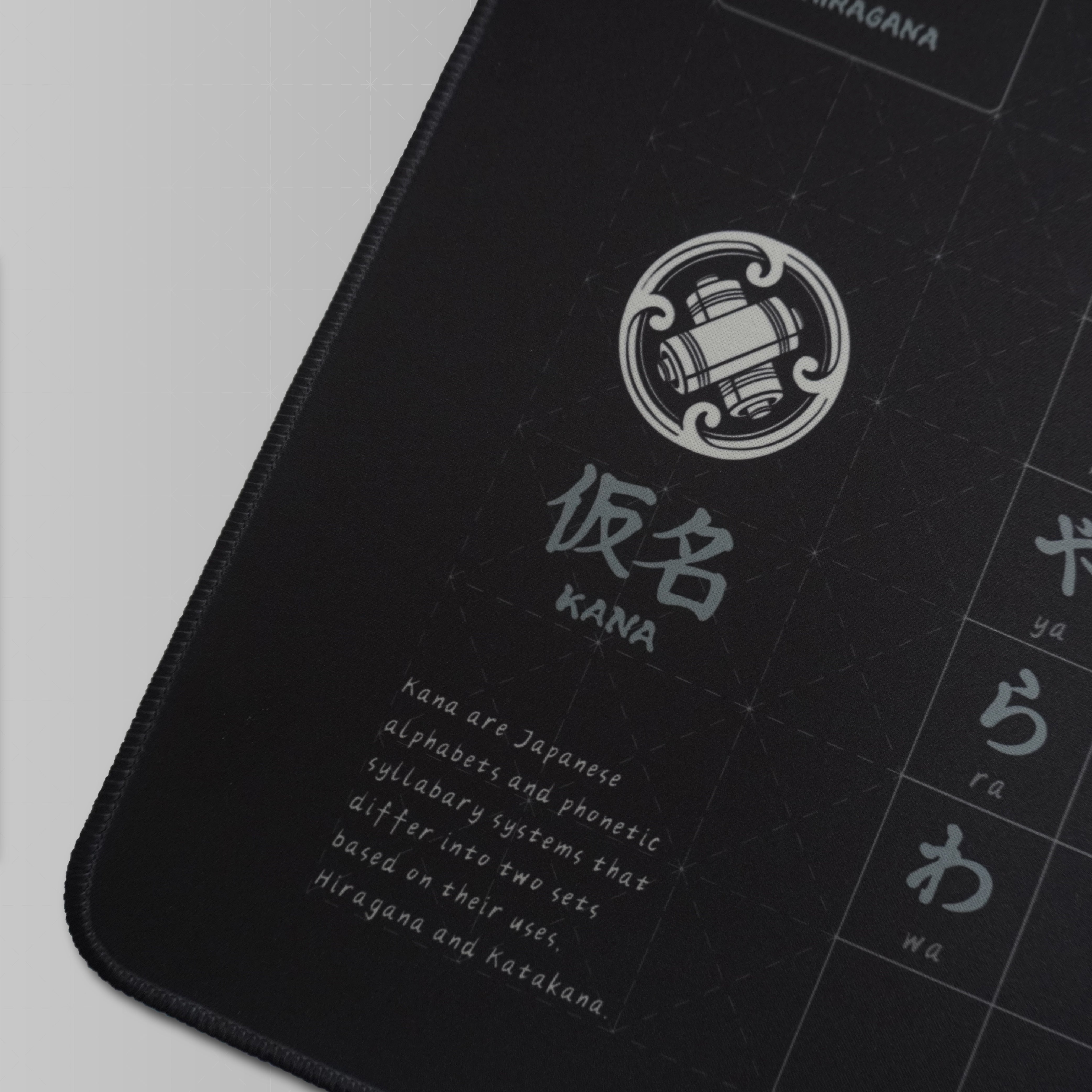 Tenjin Scrollworks - KANA Deskmat – Tenjin Style & Scrollworks