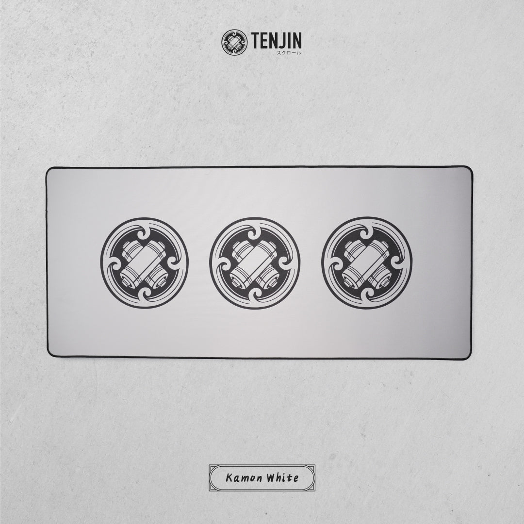 KAMON White – Tenjin Style & Scrollworks